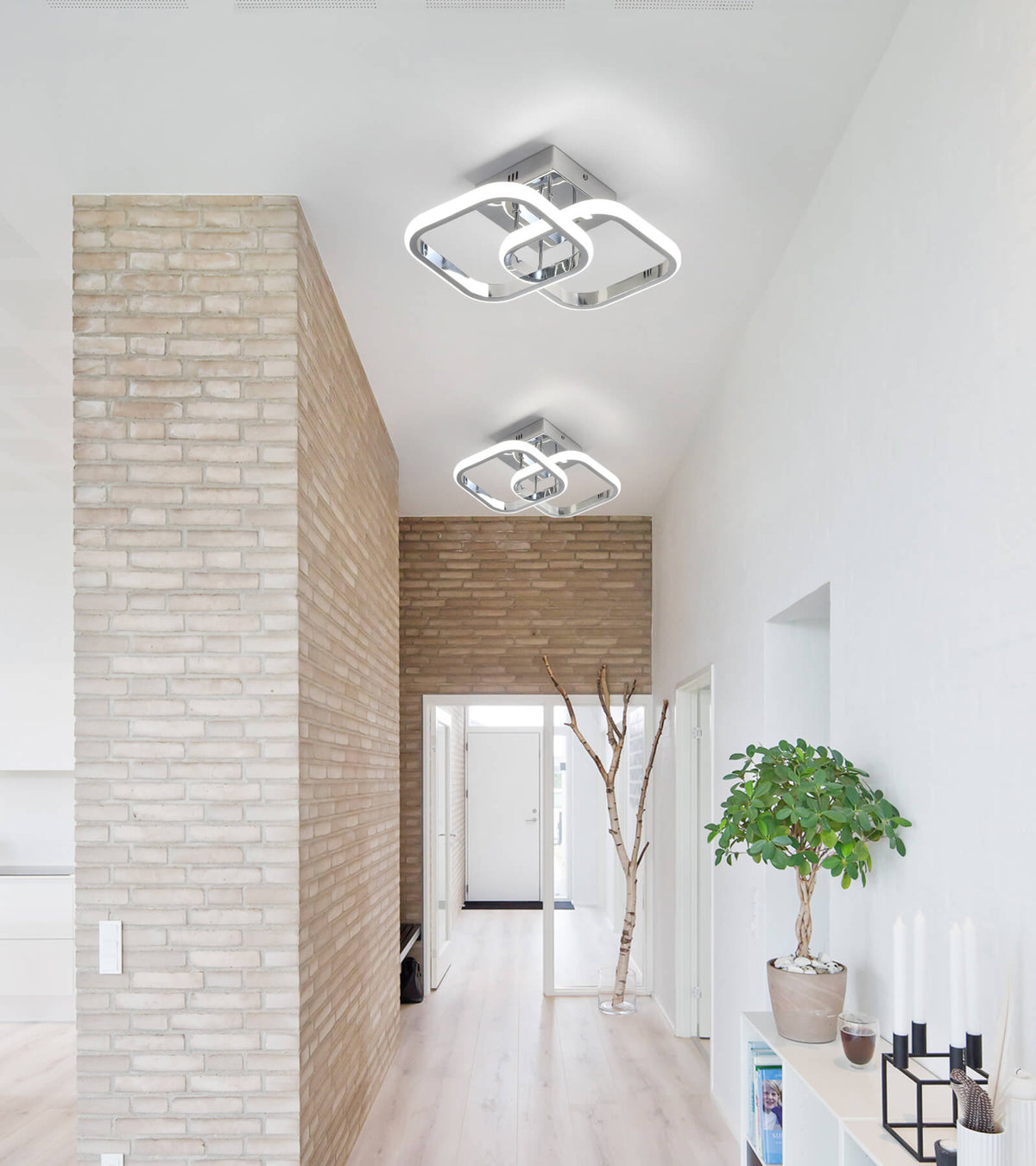AMZASA Modern Square Led Ceiling Light