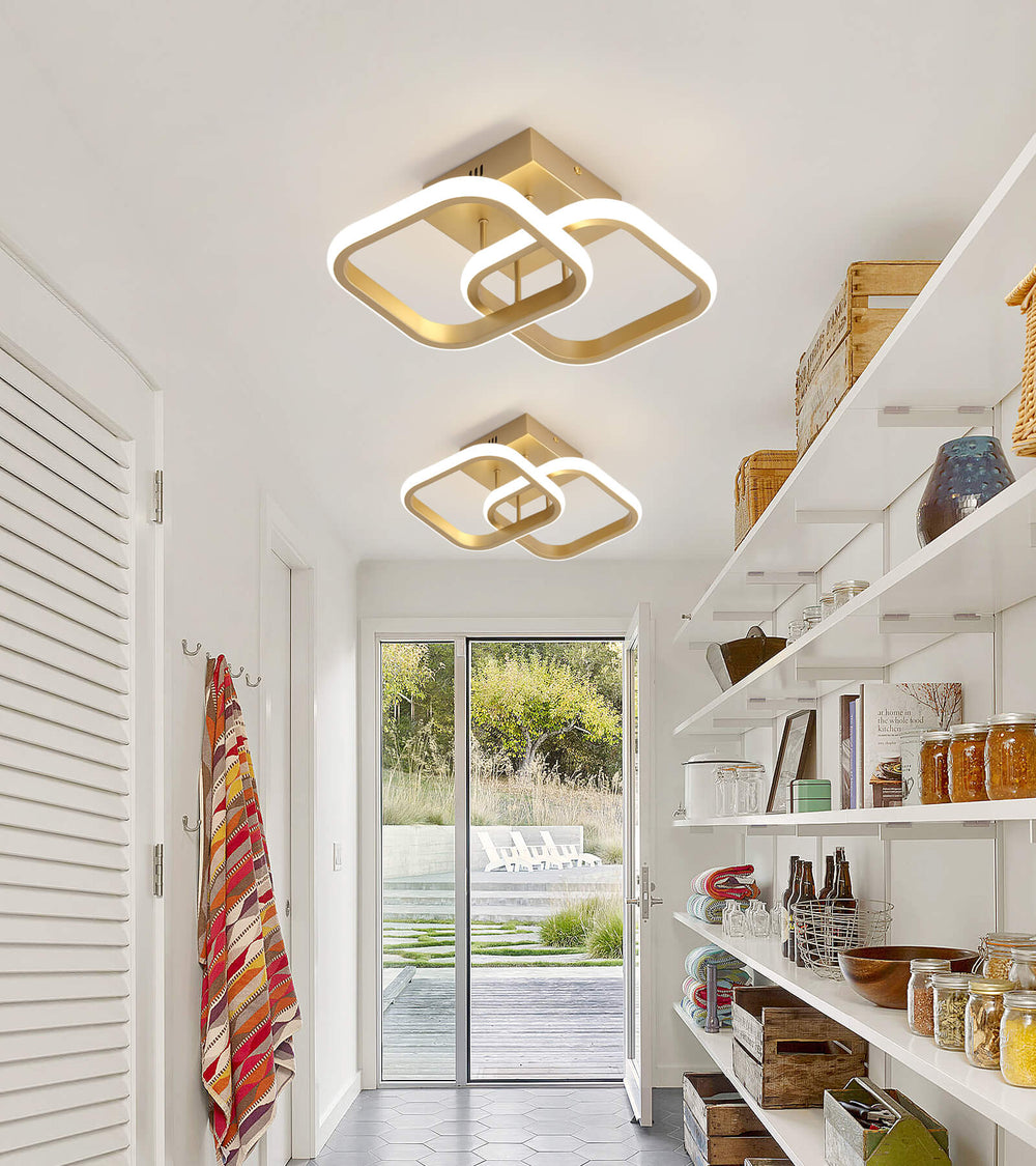 AMZASA Modern Square Led Ceiling Light